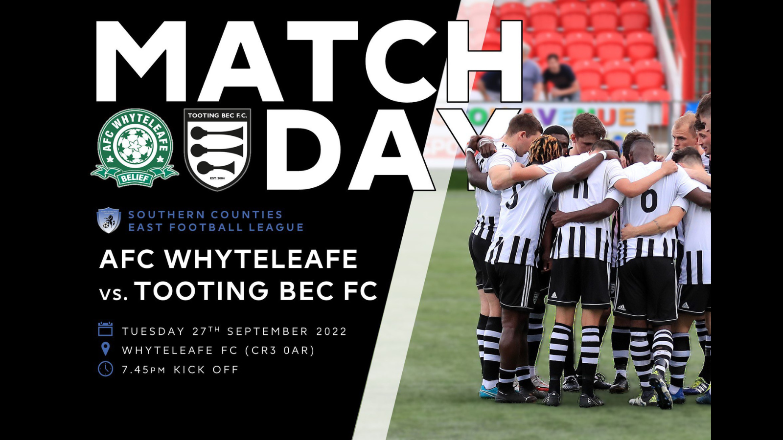 AFC Whyteleafe v Tooting Bec – SCEFL