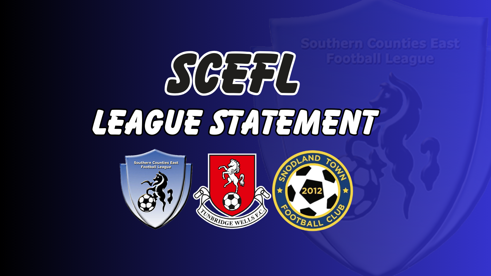 League Statement – Snodland Town v Tunbridge Wells – SCEFL
