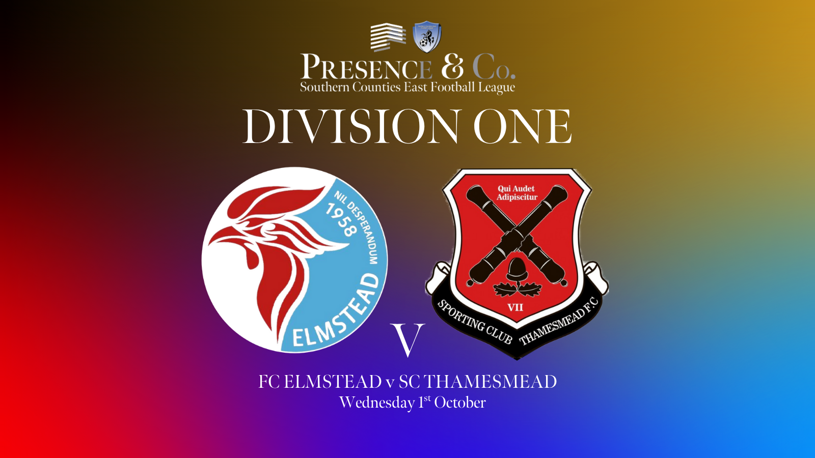 FC Elmstead 4-2 SC Thamesmead – SCEFL