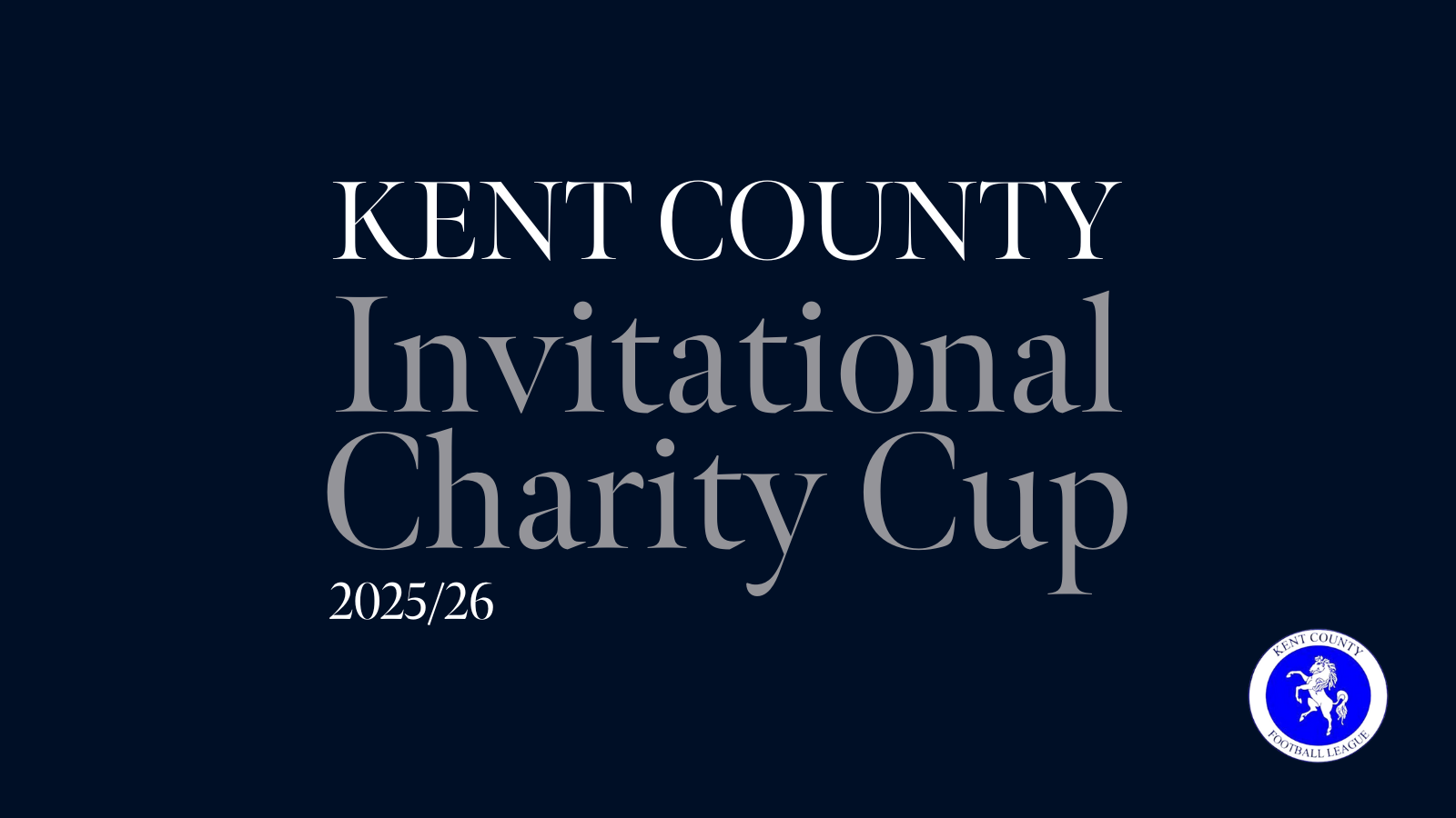 Invitational Charity Cup – 2025/26 – SCEFL